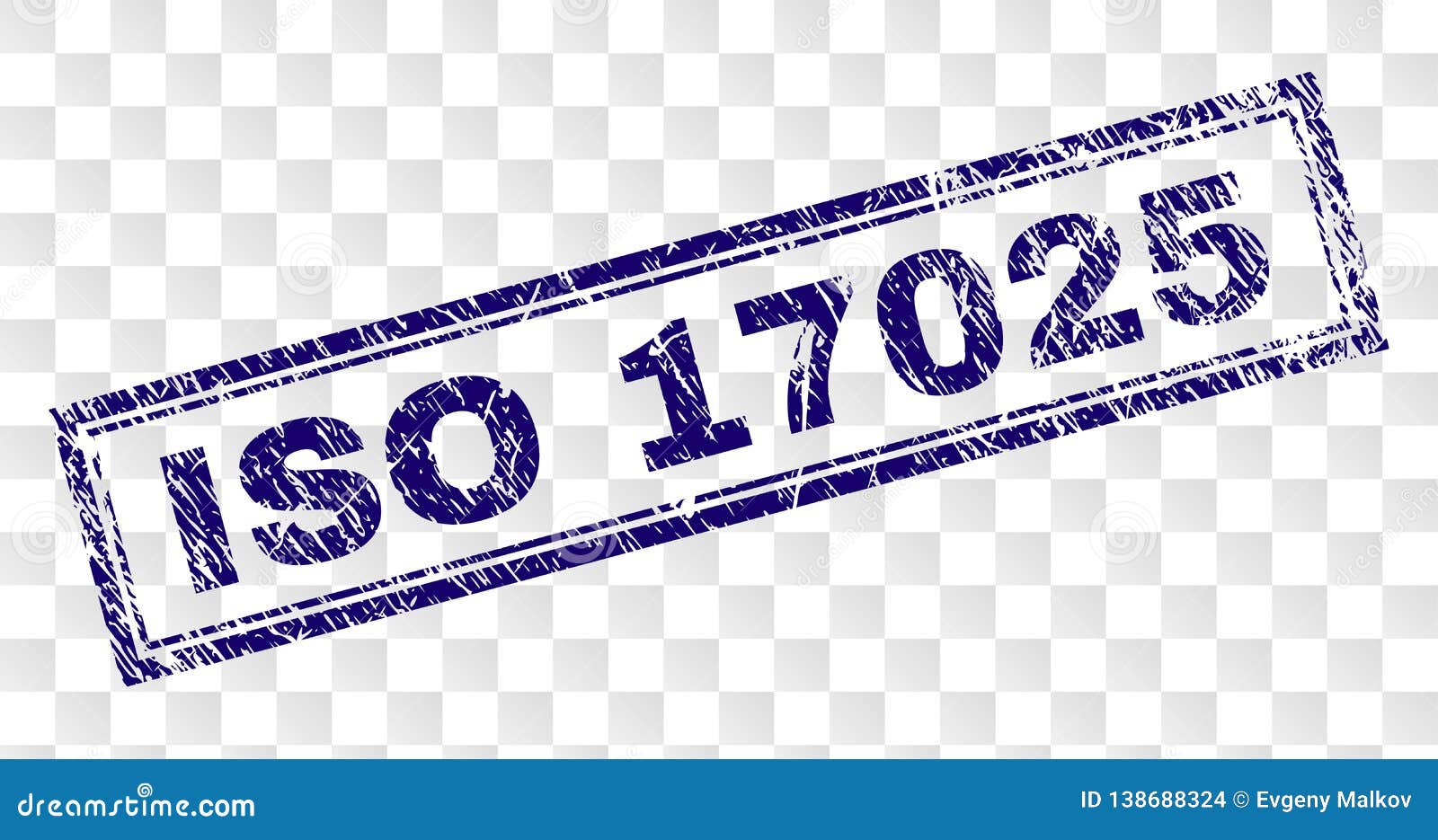 Scratched ISO 17025 Rectangle Stamp Stock Vector - Illustration of ...
