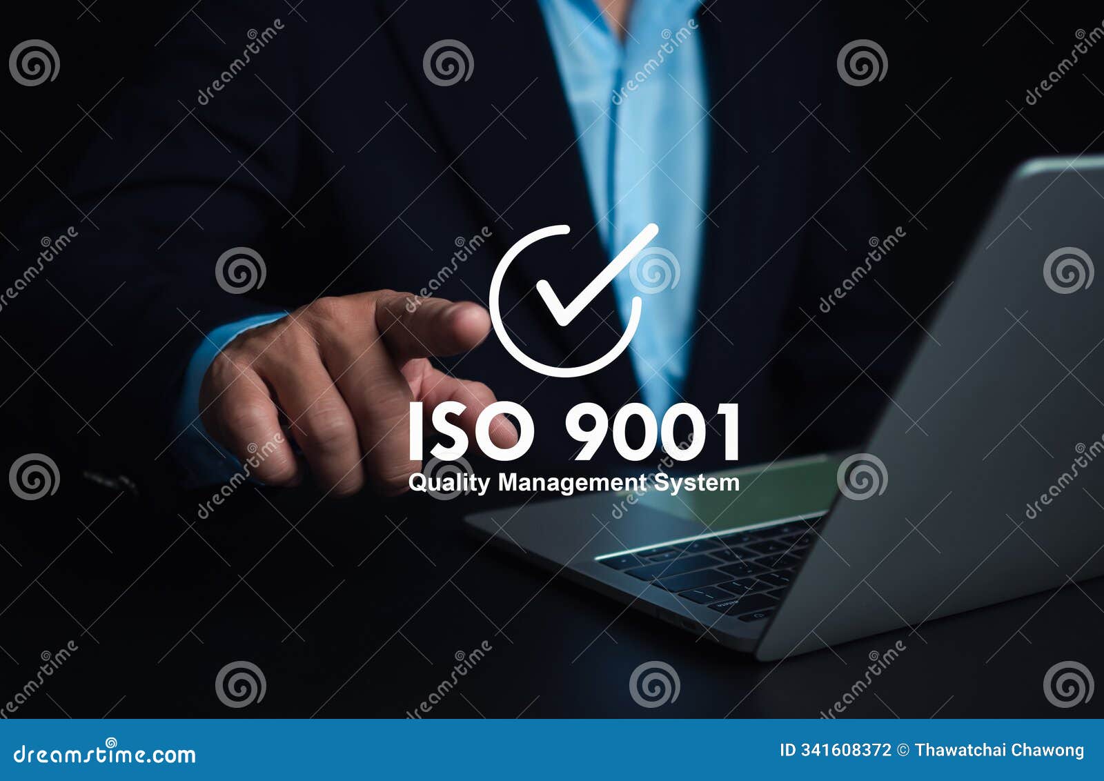 ISO 9001 Standard Certification Standardisation Quality Control Concept ...