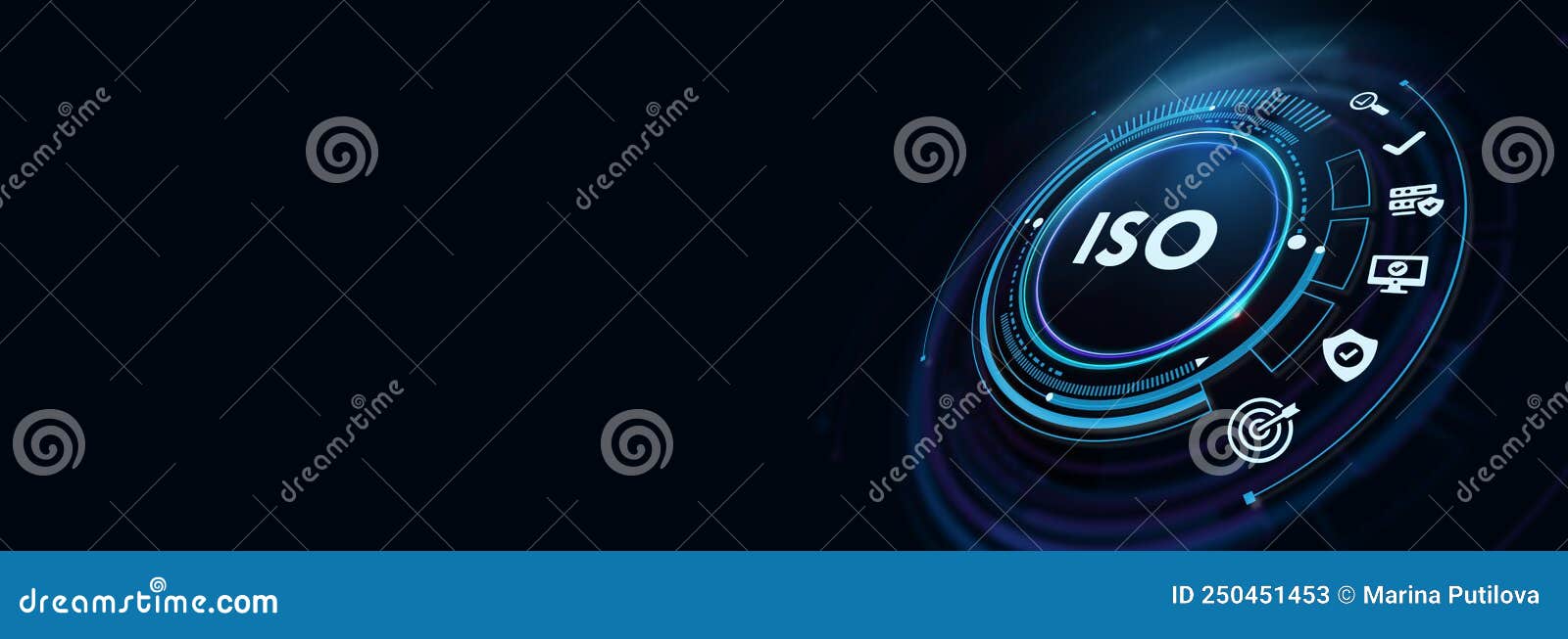 ISO Standard Certification Standardisation Quality Control Concept on ...