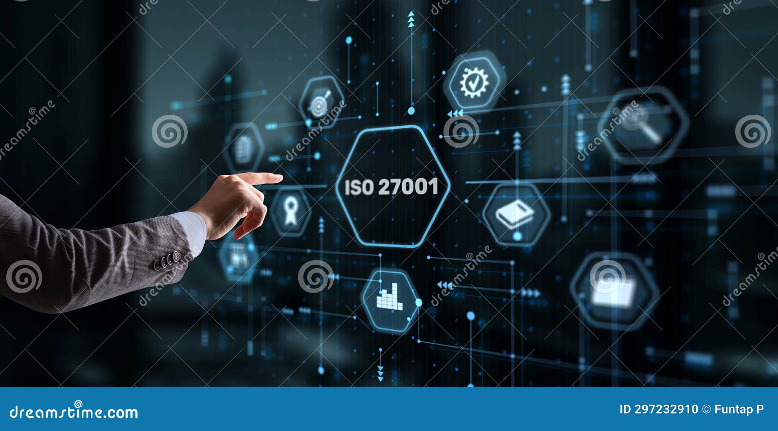 ISO Standard Certification Standardisation Quality Control Concept on ...