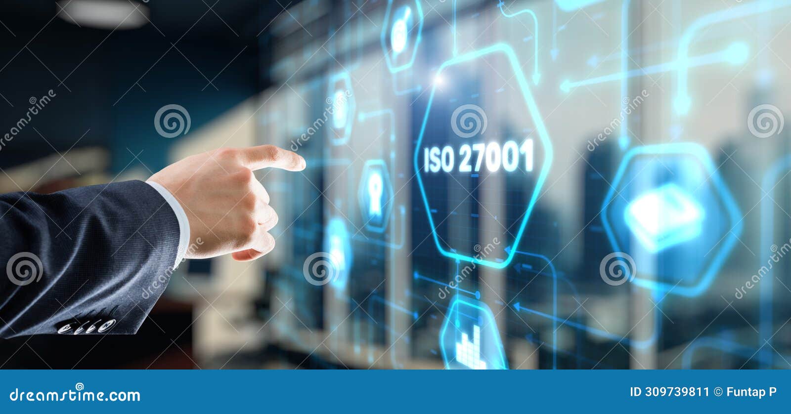 ISO Standard Certification Standardisation Quality Control Concept on ...