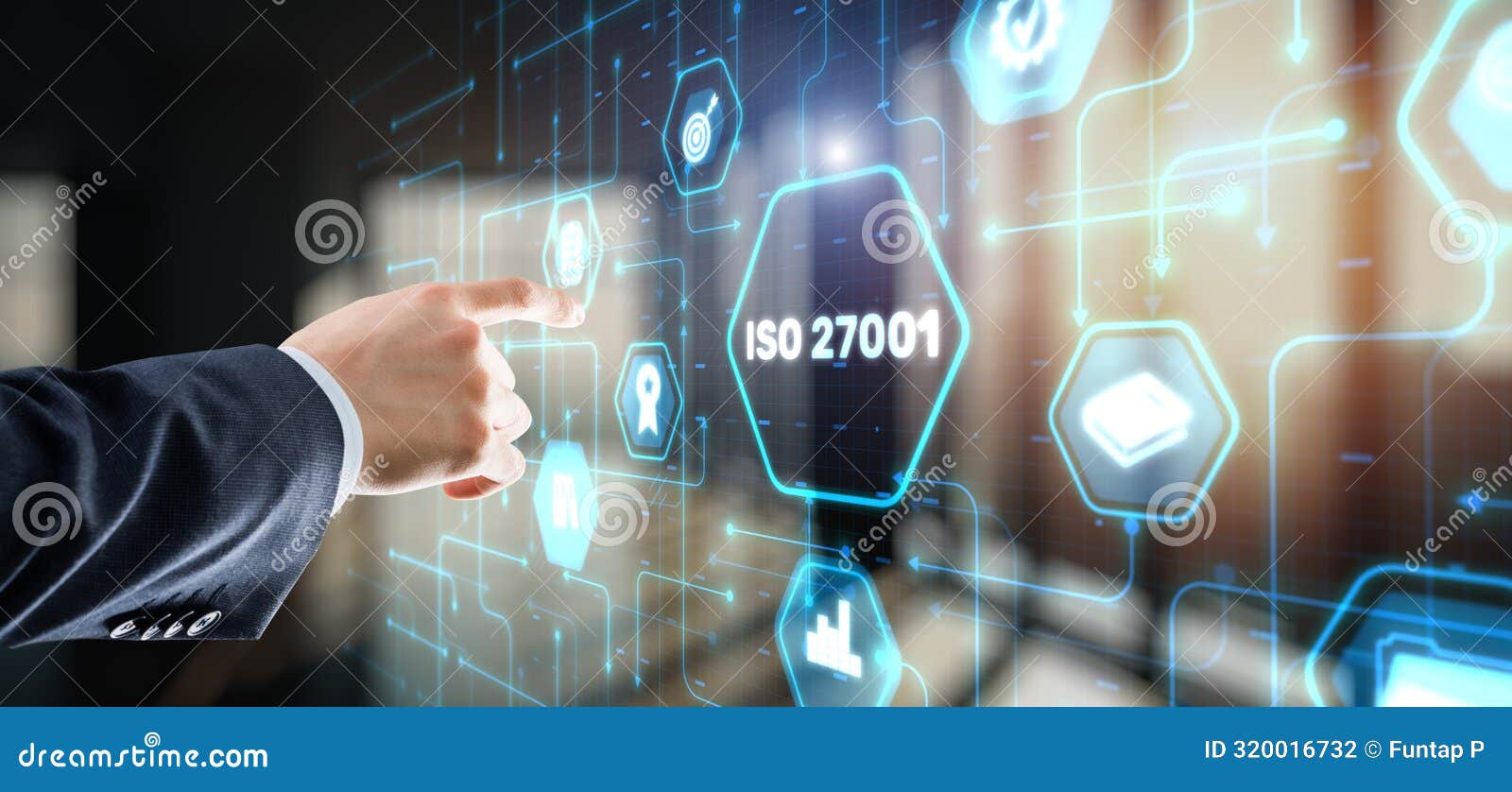 ISO Standard Certification Standardization Quality Control Concept on ...