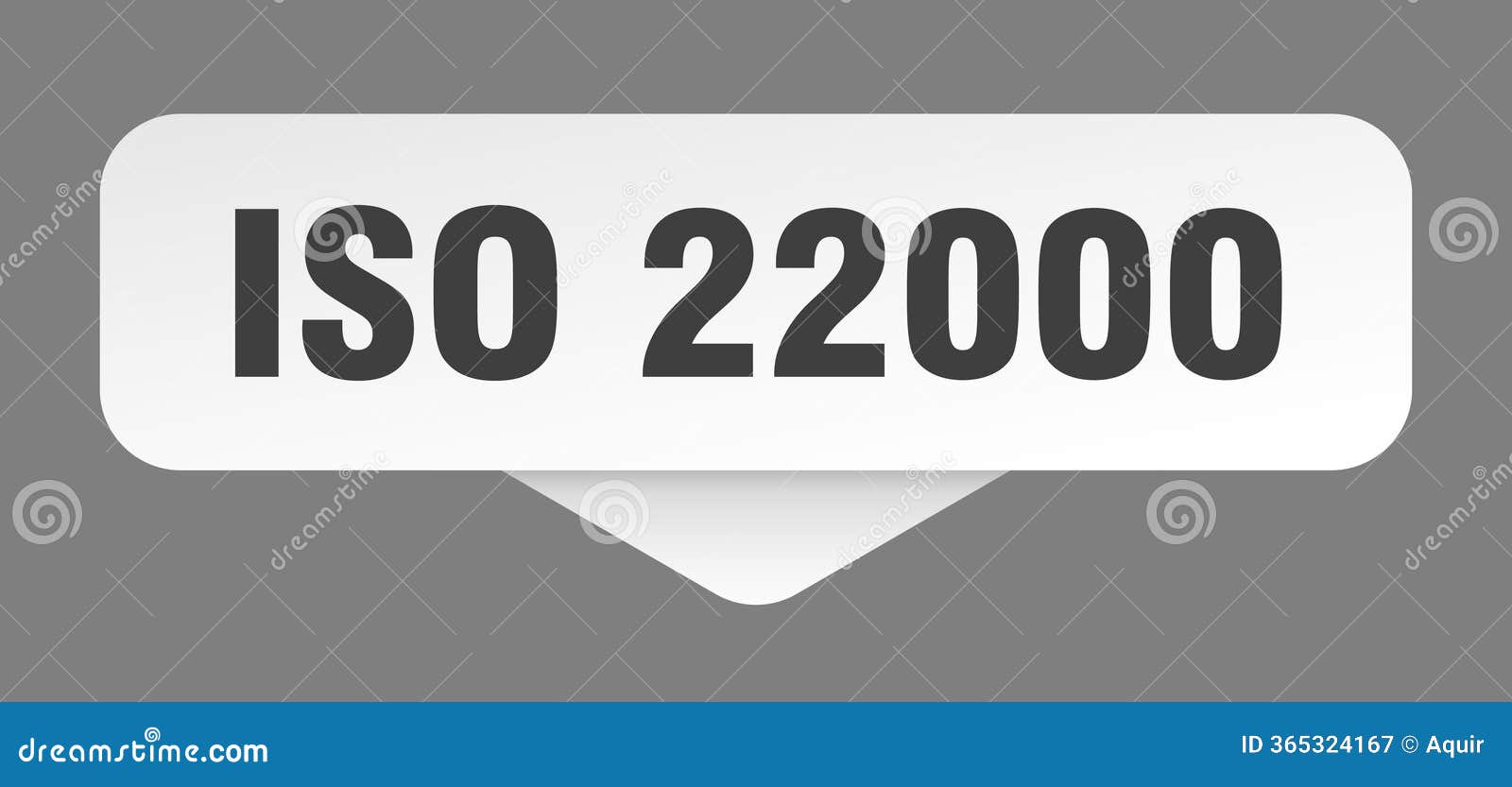 Iso 22000 Sticker. Iso 22000 Sign On Transparent Background Vector ...