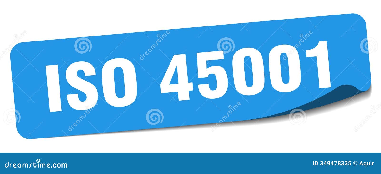 Iso 45001 Sticker. Iso 45001 Sign On Transparent Background Cartoon ...