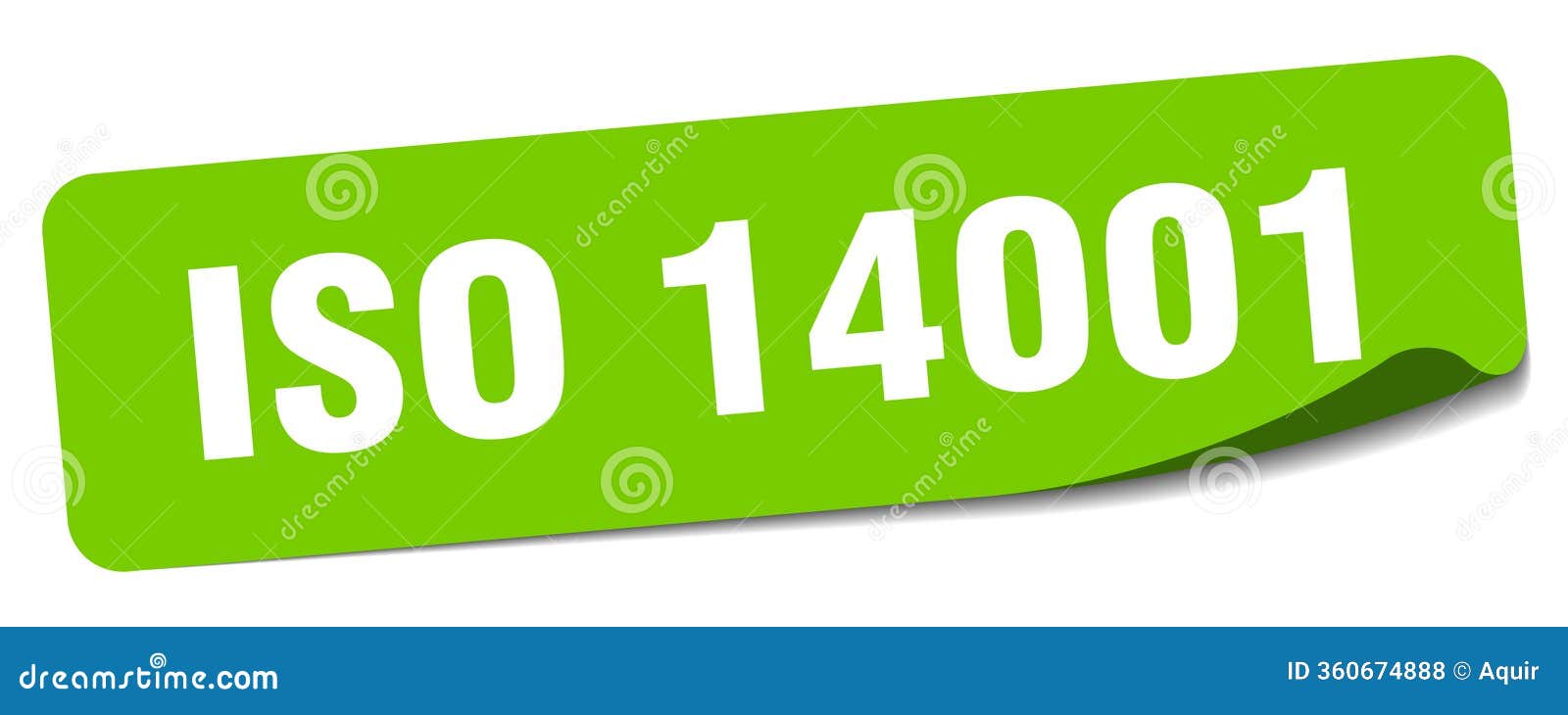 Iso 14001 Sticker. Iso 14001 Sign On Transparent Background Vector ...