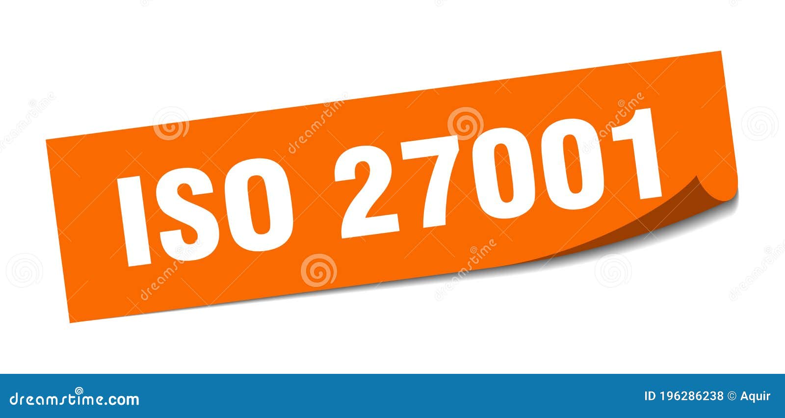 Iso 27001 Sticker. Iso 27001 Sign On Transparent Background Vector ...