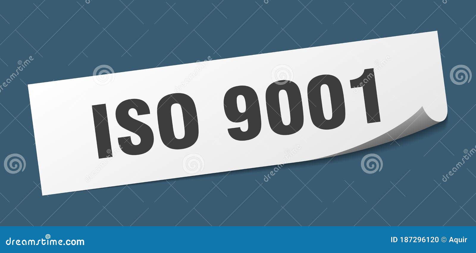 Iso 9001 Sticker. Iso 9001 Sign On Transparent Background Vector ...