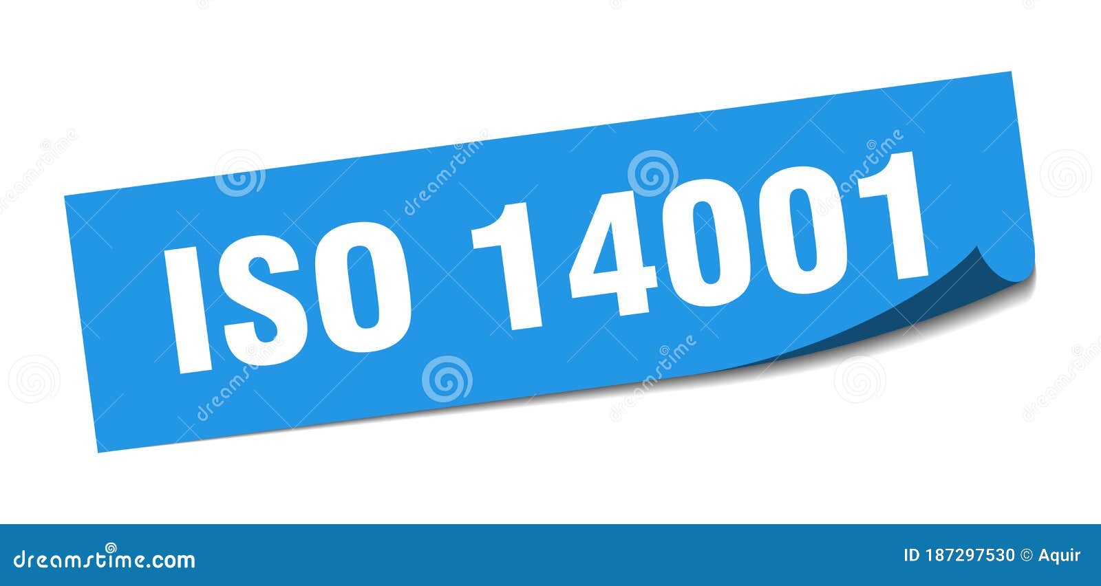 Iso 14001 Sticker. Iso 14001 Square Isolated Sign Stock Vector ...
