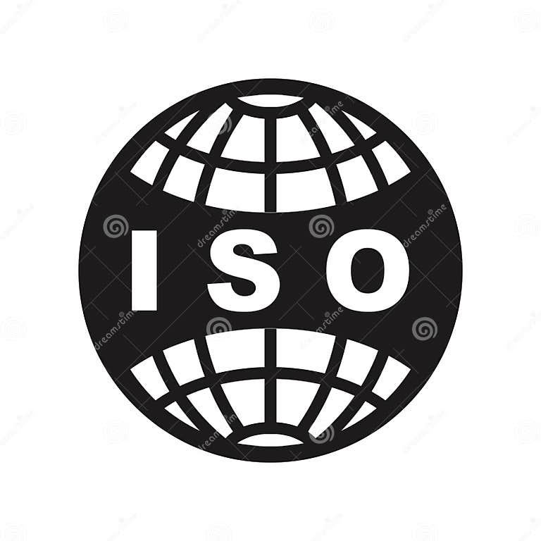 ISO symbol icon stock vector. Illustration of concept - 306986957
