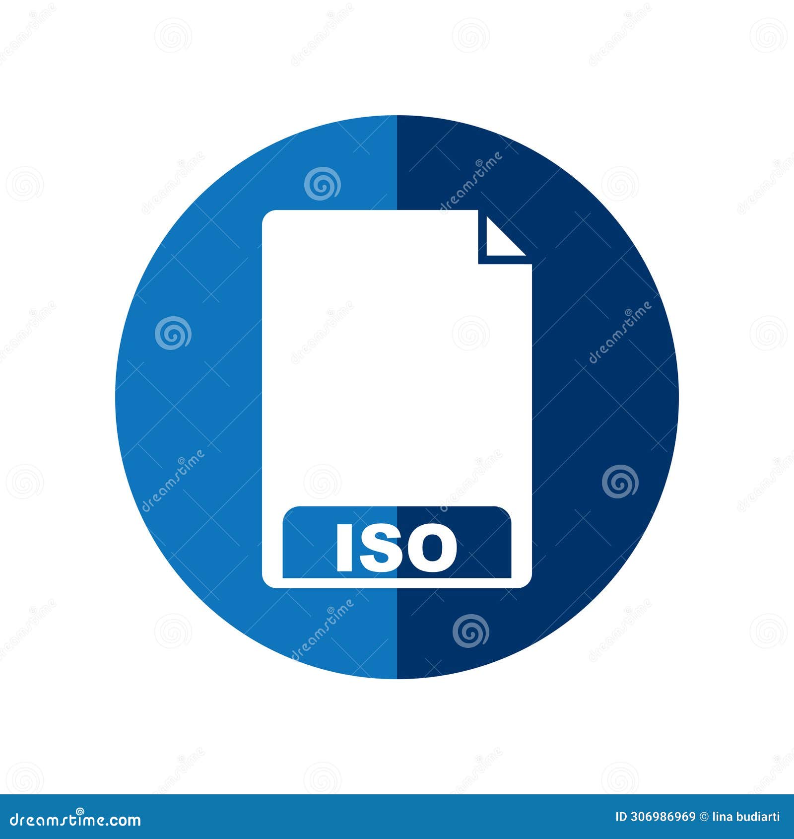 ISO symbol icon stock vector. Illustration of checkmark - 306986969