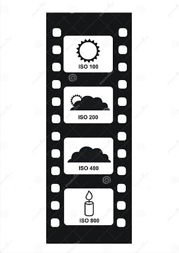 ISO values 1 stock vector. Illustration of advertisement - 7916085