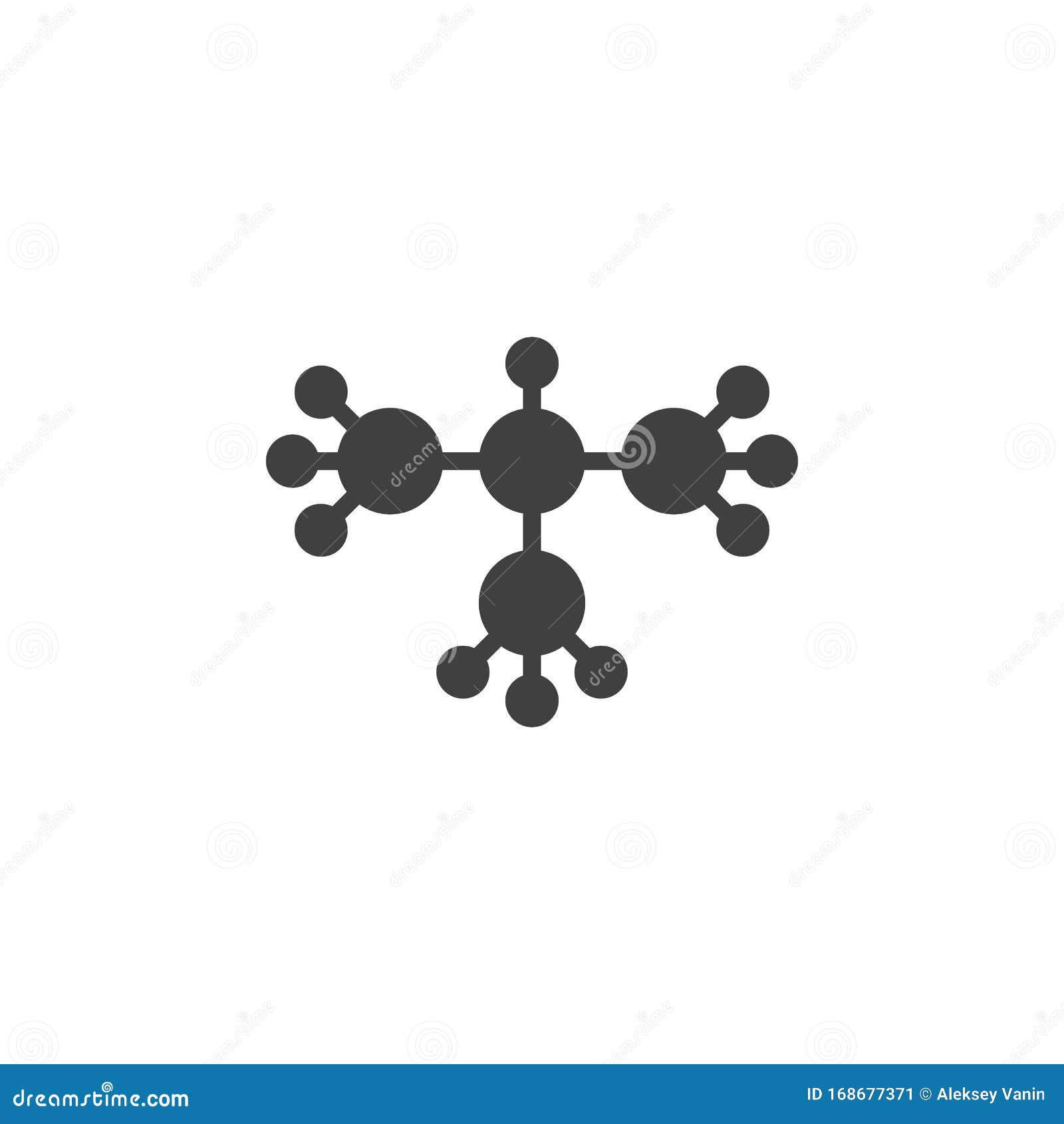 Isobutane Molecular Formula Vector Icon Stock Vector - Illustration of ...
