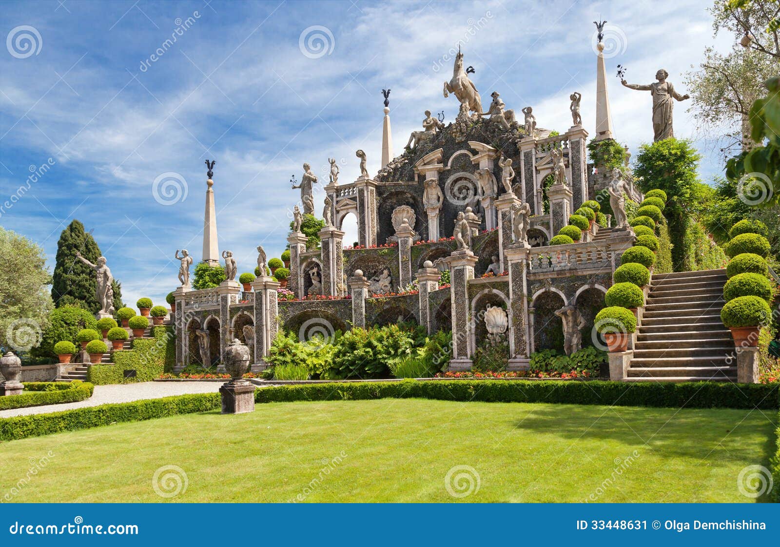 Isola Bella. Italy. stock image. Image of famous, summer - 33448631