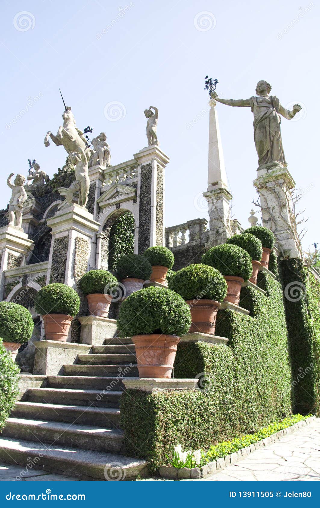 The Isola Bella in Lago Maggiore Stock Image - Image of italy, piedmont ...
