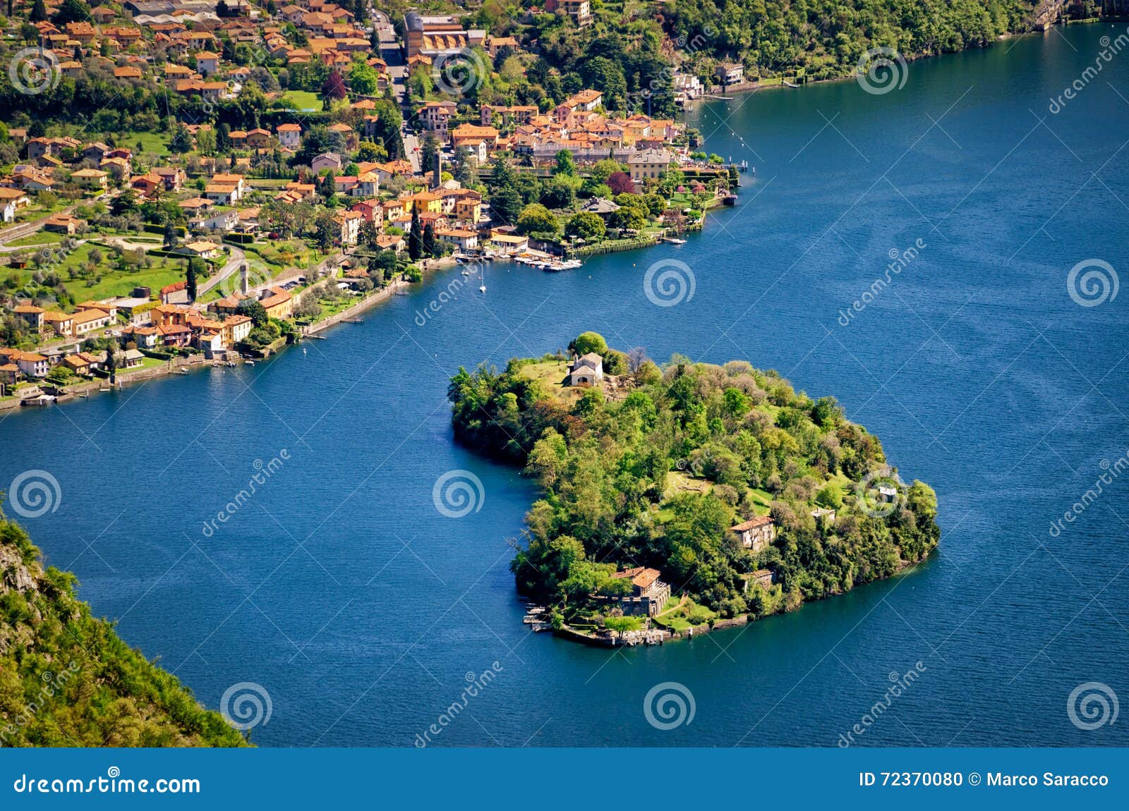 Isola Comacina Nel Lago Di Como Stock Foto - Image of bestemming ...