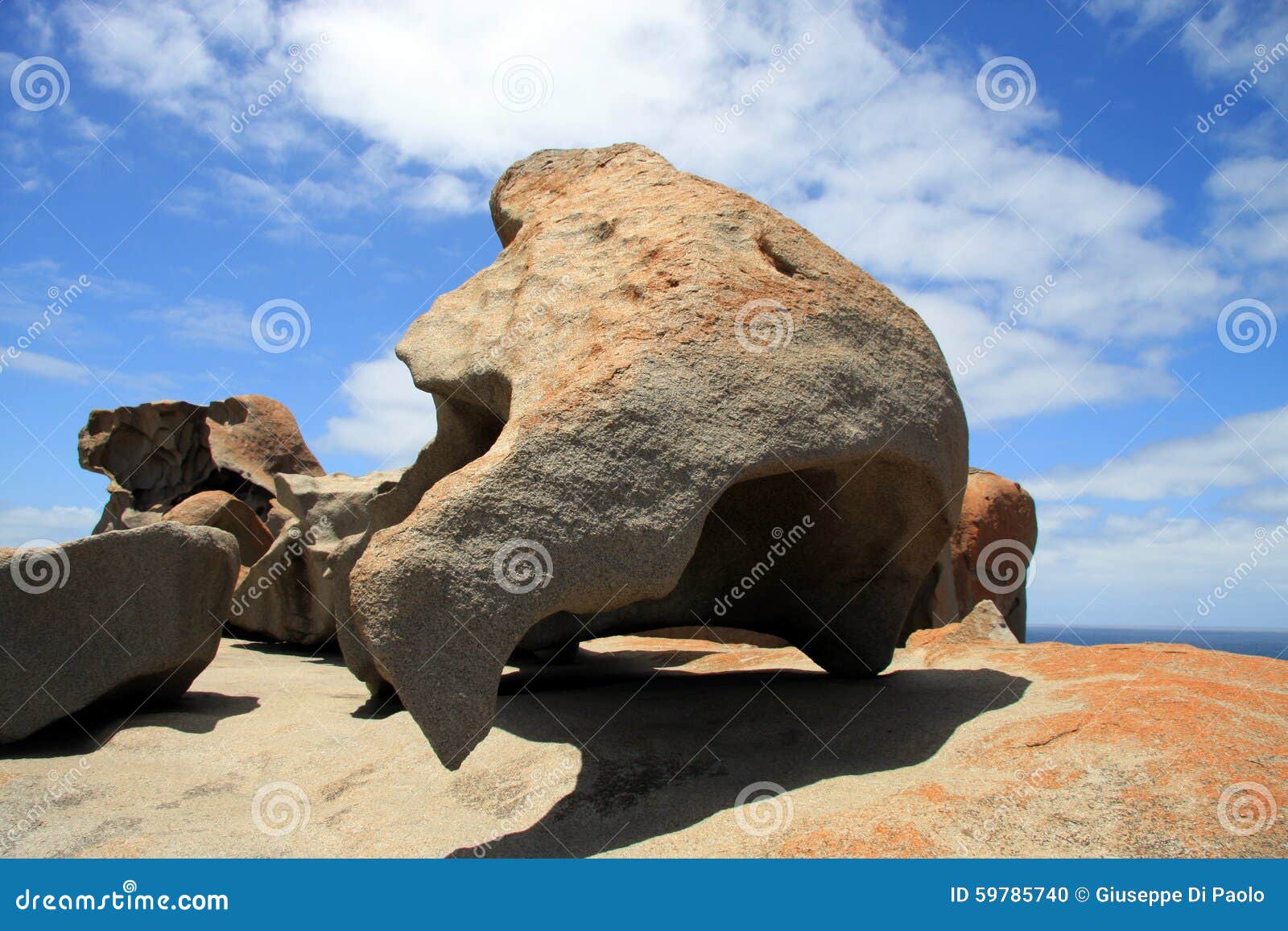 Isola Del Canguro, Australia - Rocce Notevoli Fotografia Stock ...