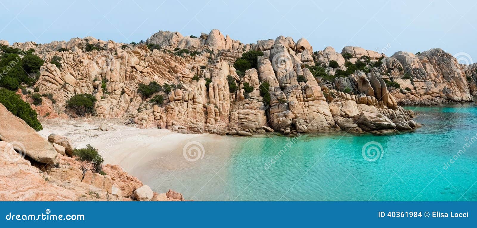 Isola Di Caprera, Sardegna, Italia Fotografia Stock - Immagine di ...