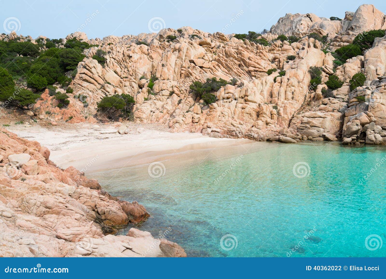 Isola Di Caprera, Sardegna, Italia Fotografia Stock - Immagine di ...