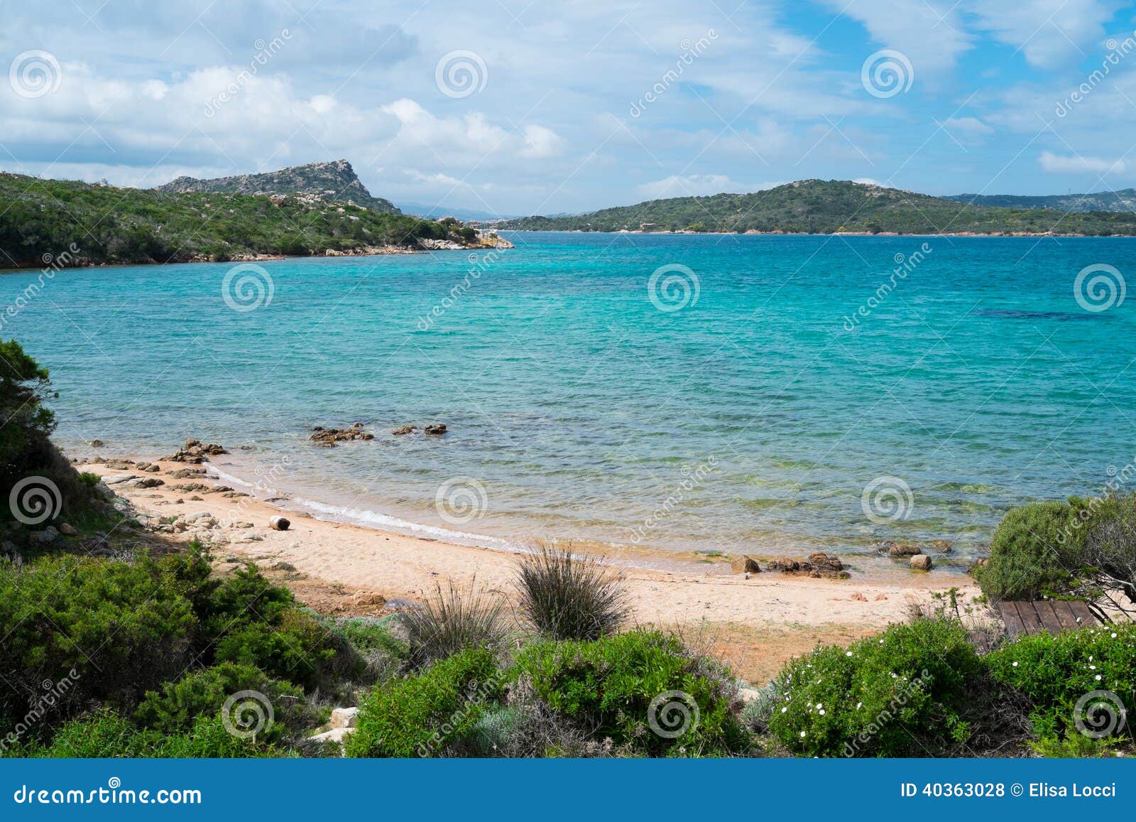 Isola Di Caprera, Sardegna, Italia Fotografia Stock - Immagine di isola ...