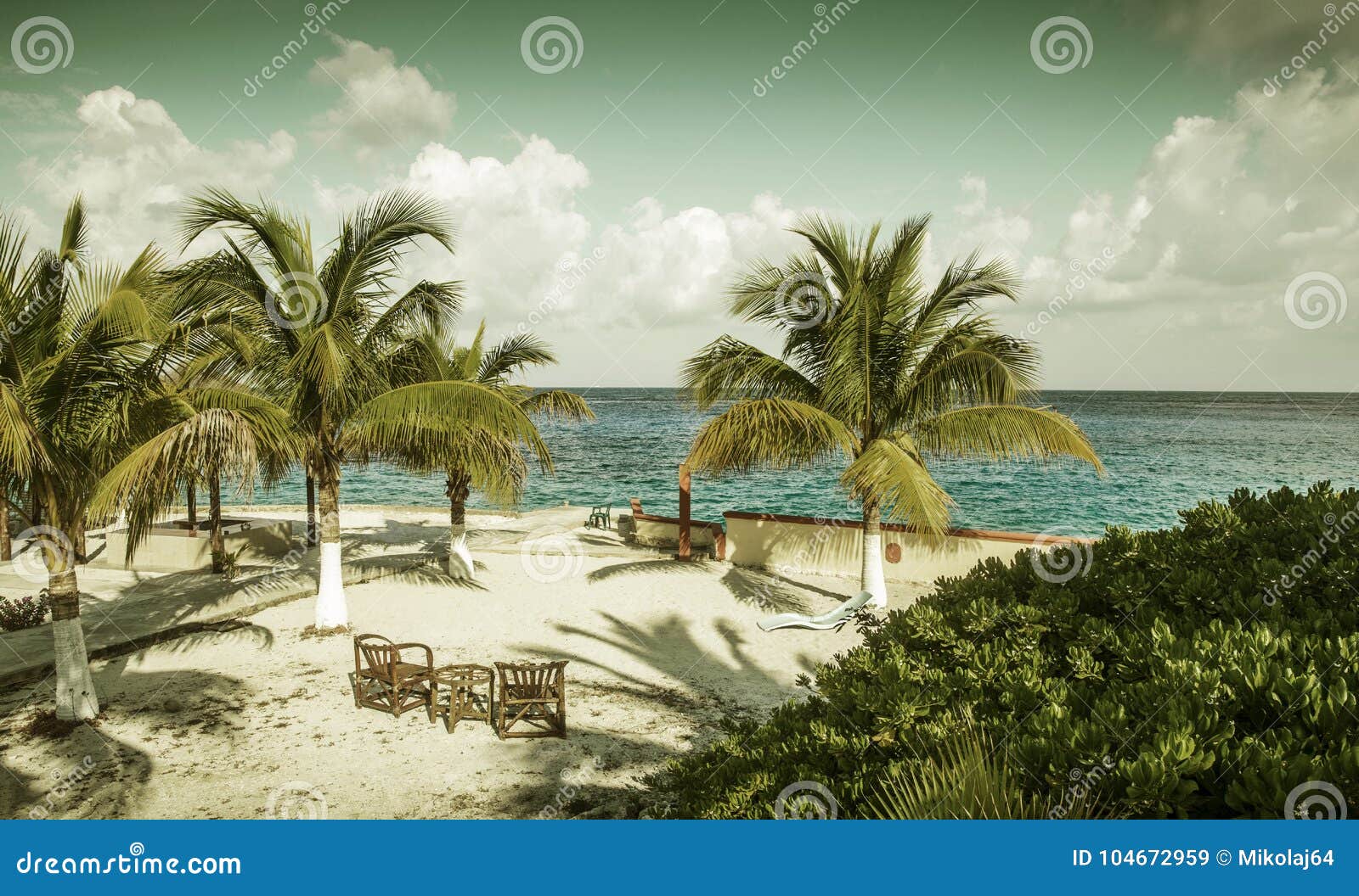 Isola di Cozumel, Messico immagine stock. Immagine di messico - 104672959