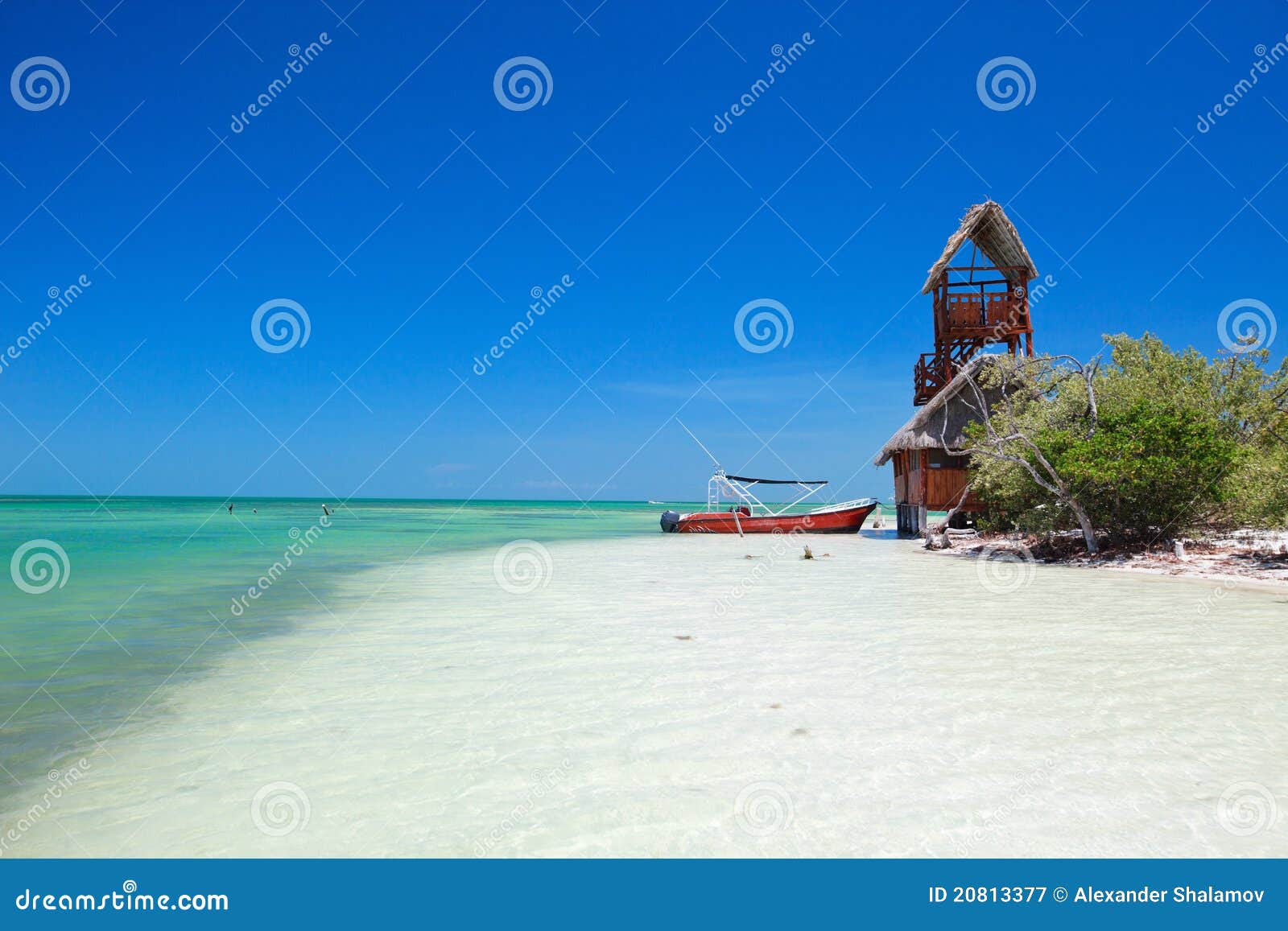 Isola Di Holbox Nel Messico Immagine Stock - Immagine di spiaggia ...