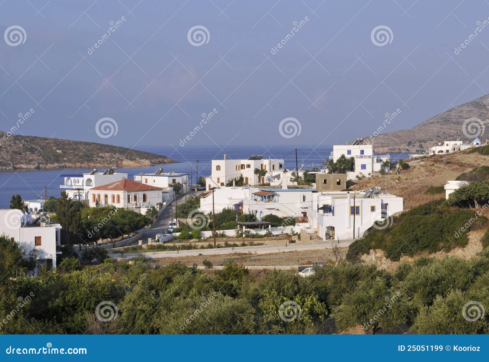 Isola di Lipsi, Grecia immagine stock. Immagine di grecia - 25051199