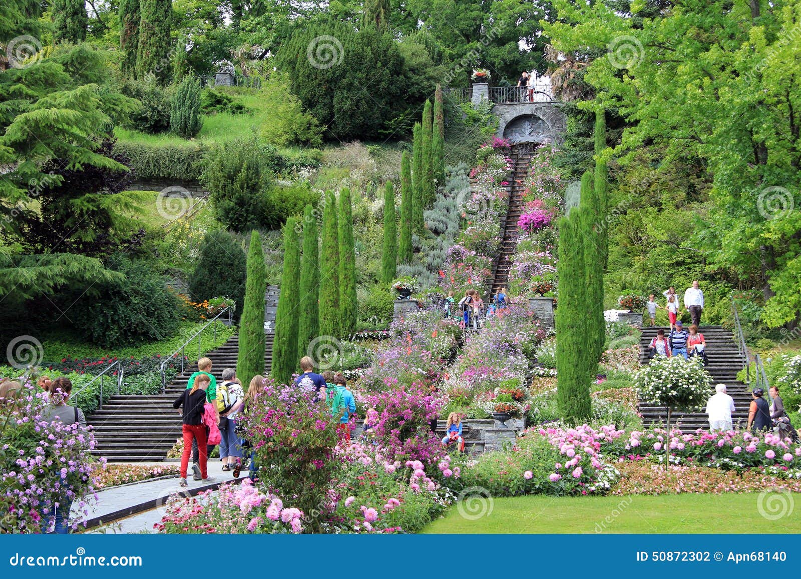 Isola di Mainau fotografia editoriale. Immagine di piegatura - 50872302