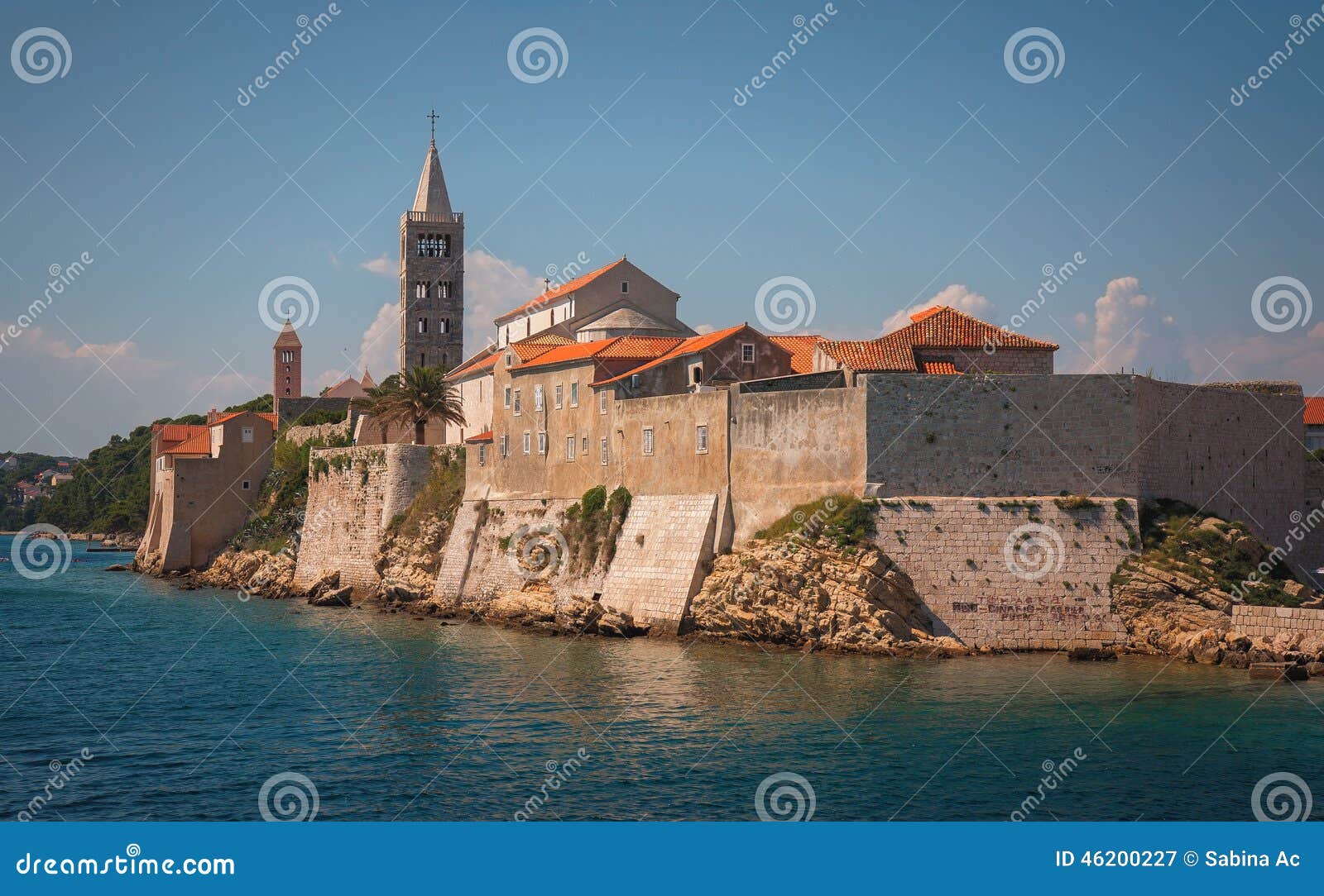 Isola di Rab, Croazia immagine stock. Immagine di corsa - 46200227