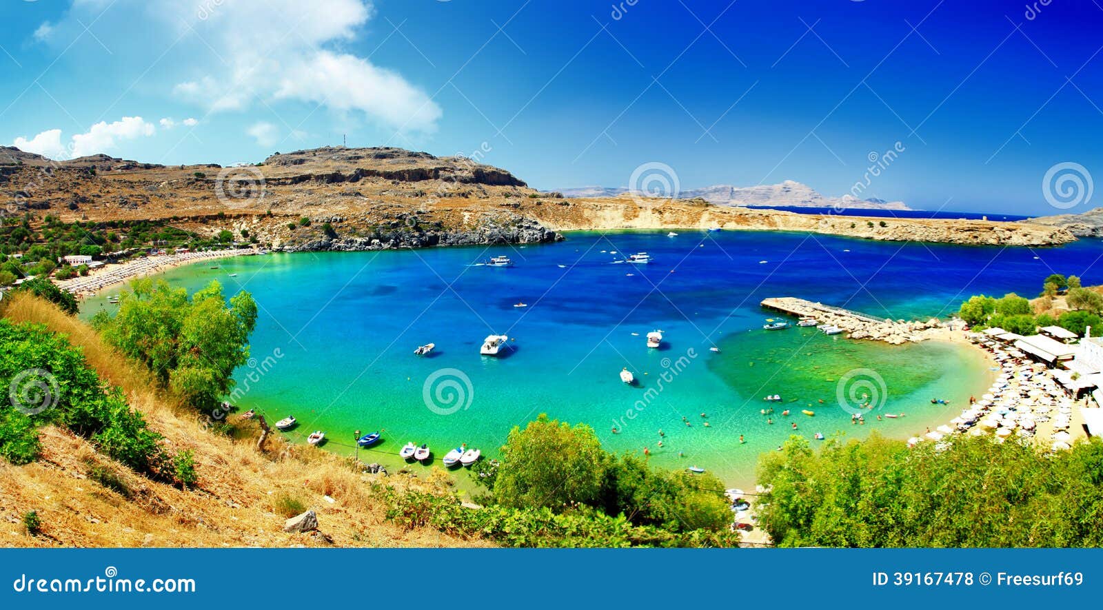 Isola di Rodi, Grecia fotografia stock. Immagine di rodi - 39167478