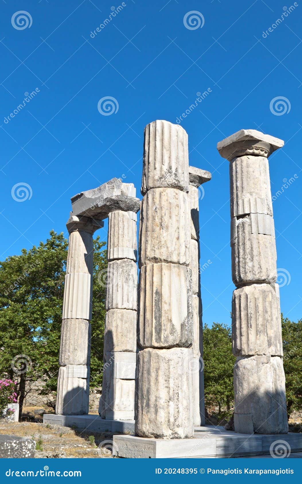 Isola Di Samothraki in Grecia Immagine Stock - Immagine di sacro ...