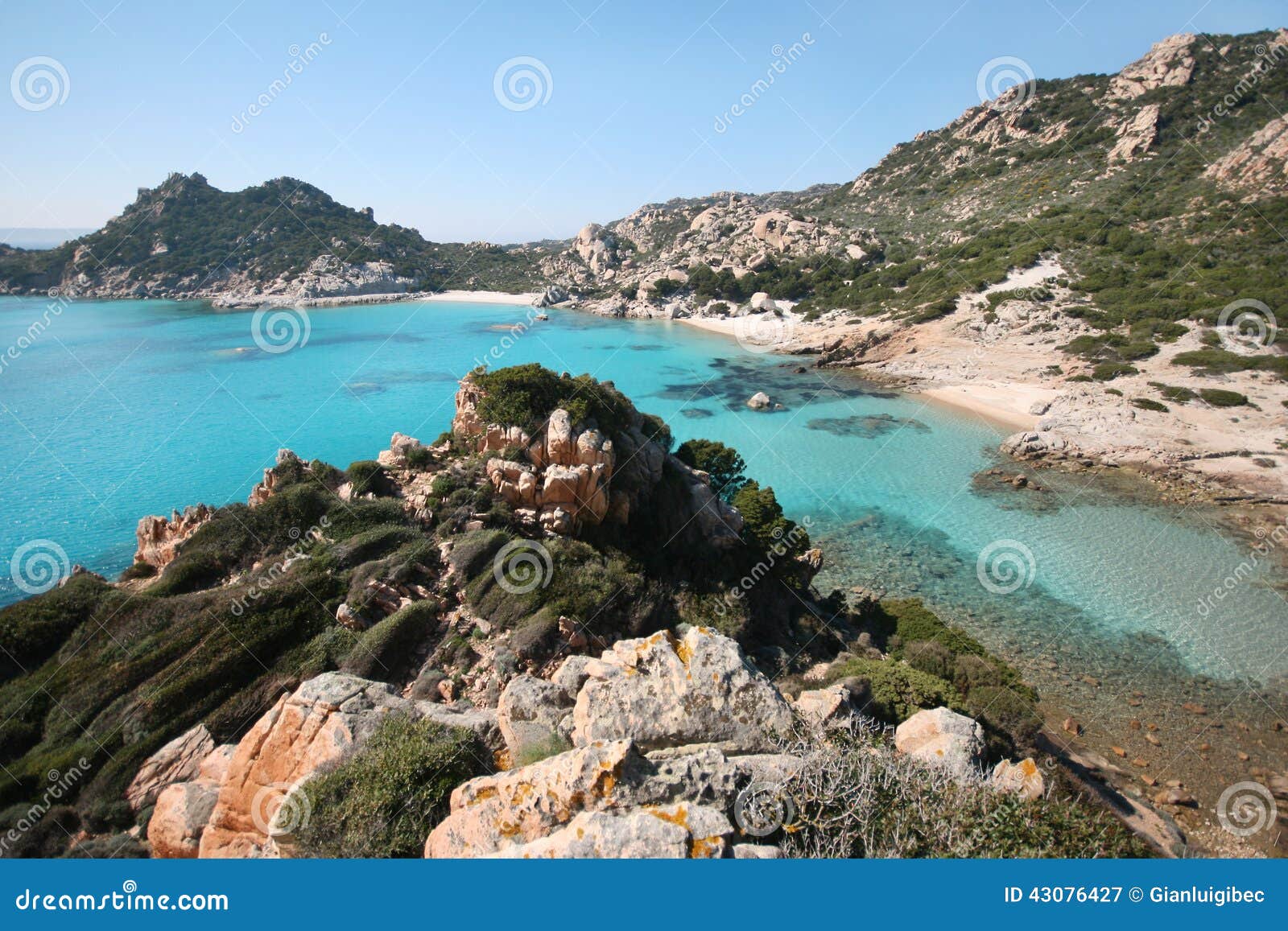 Isola Di Spargi (Spargi Island) Stock Image - Image of budelli, italy ...