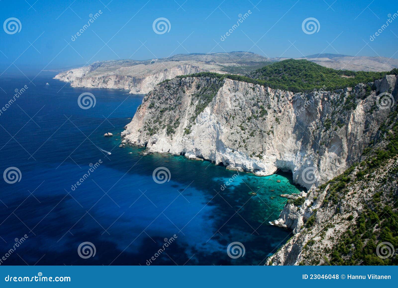 Isola Grecia della Zacinto fotografia stock. Immagine di grecia - 23046048