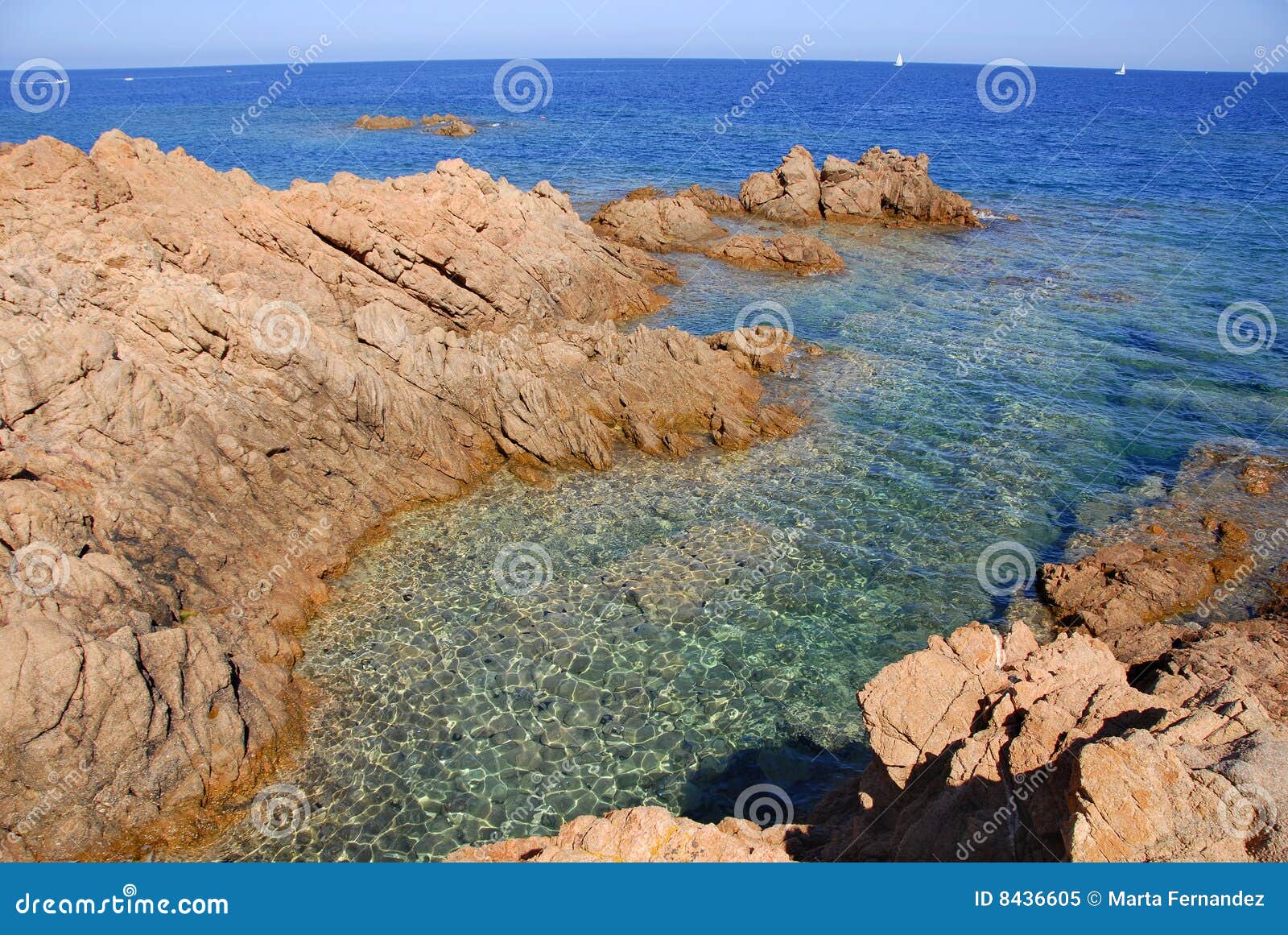 Isola Rossa, Sardinia stock image. Image of blue, mediterranean - 8436605