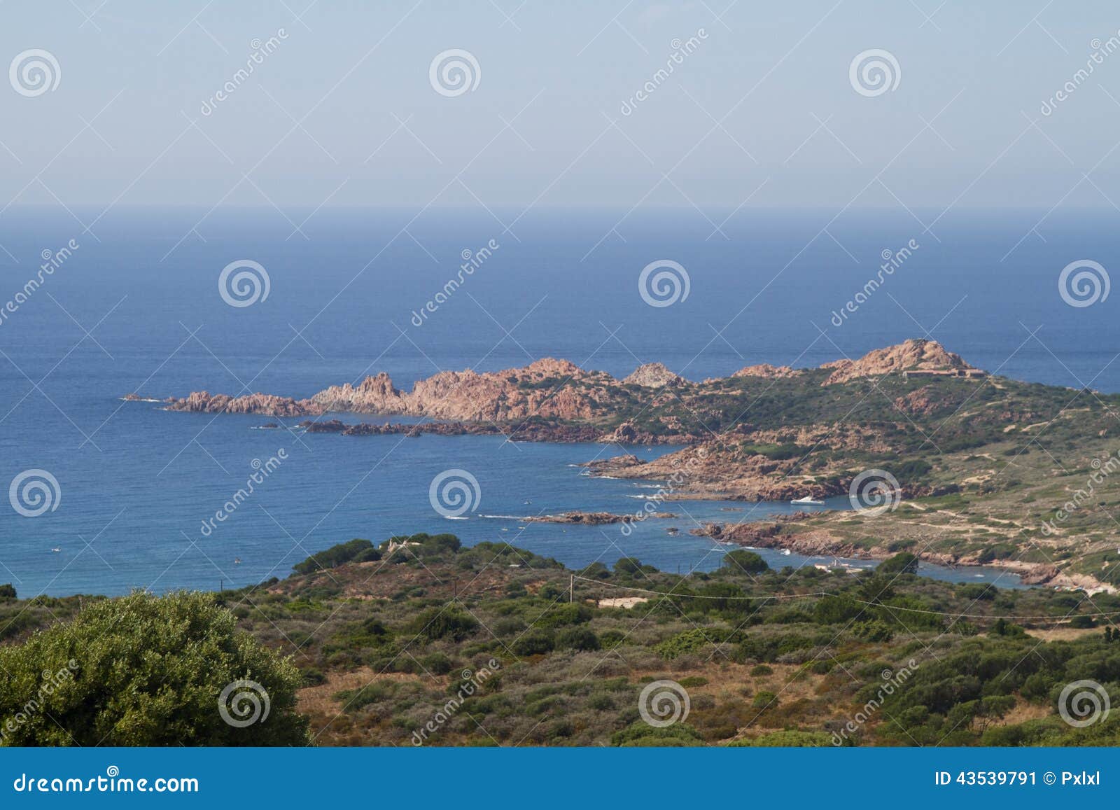 Isola Rossa, Sardinia, Italy Stock Image - Image of colourful, color ...