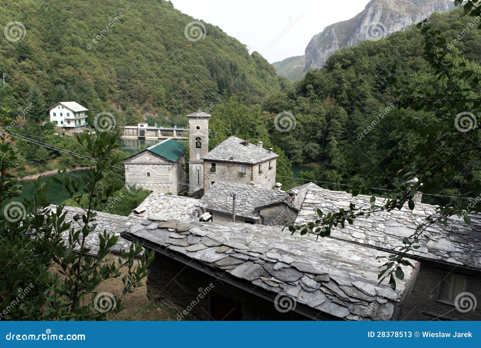 Isola Santa - the Ancient Medieval Village. Stock Image - Image of ...