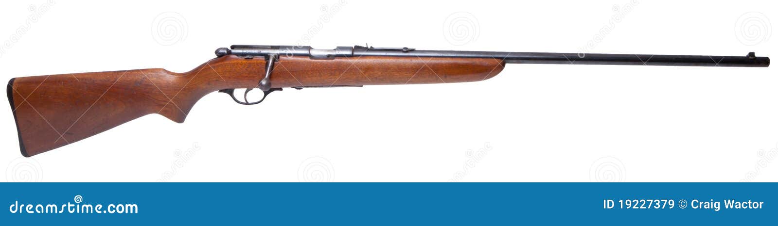 Isolado .22 Rifle Do Calibre Imagem de Stock - Imagem de ninguém ...