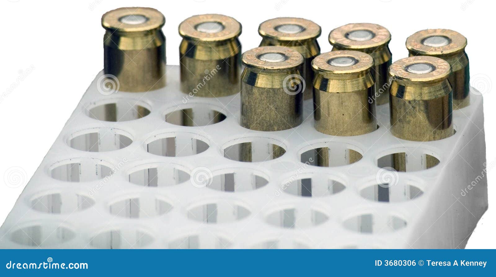 Isolado, 45 Balas Do Calibre Foto de Stock - Imagem de embalagens ...