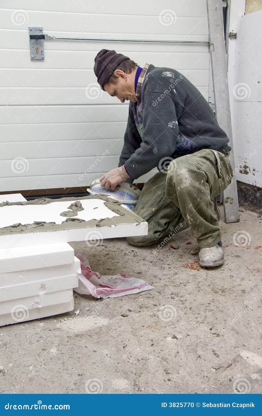 Isolar-se da parede foto de stock. Imagem de poliestireno - 3825770