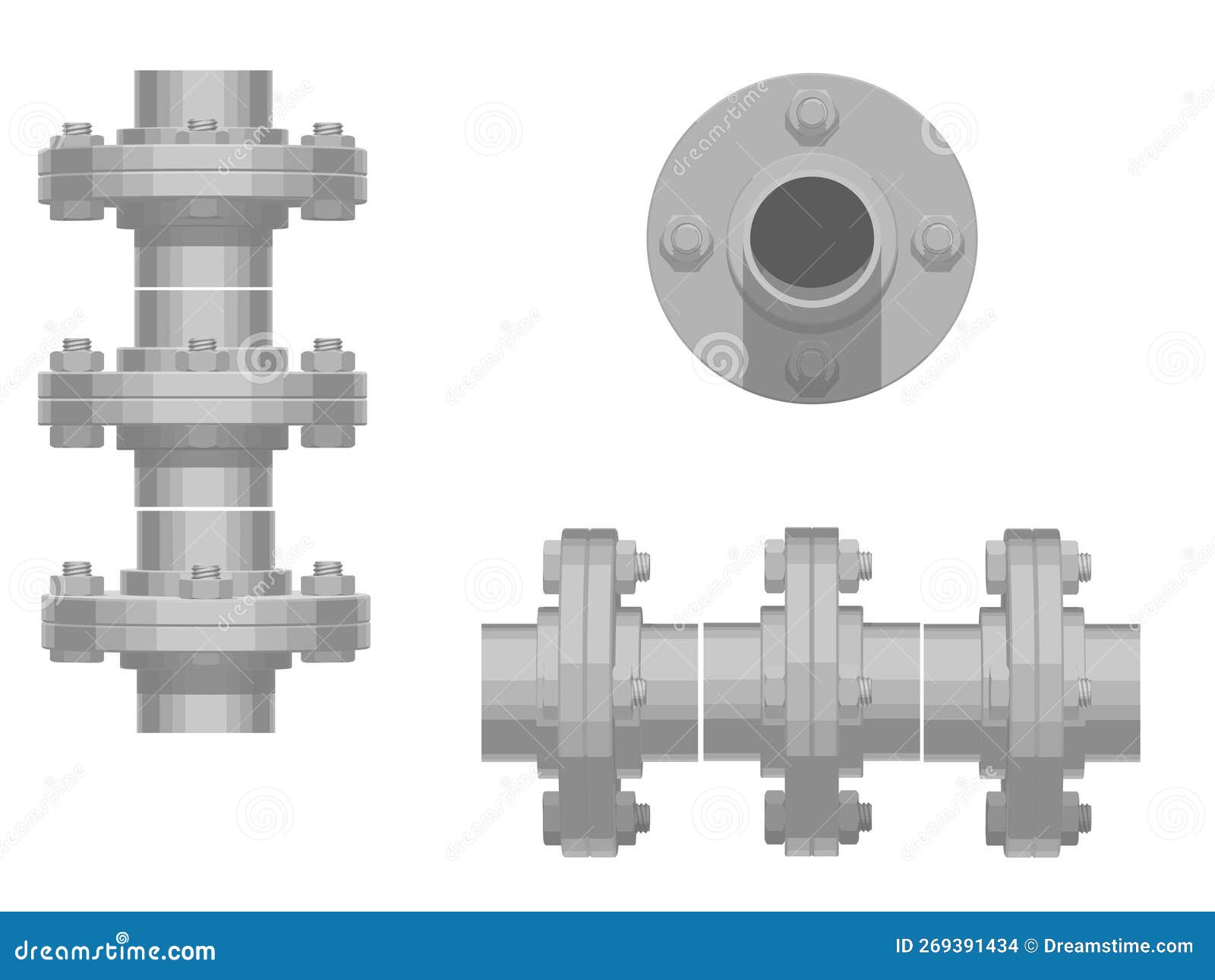 Flange Sewer Pipe Icon, Isometric Style Cartoon Vector | CartoonDealer ...