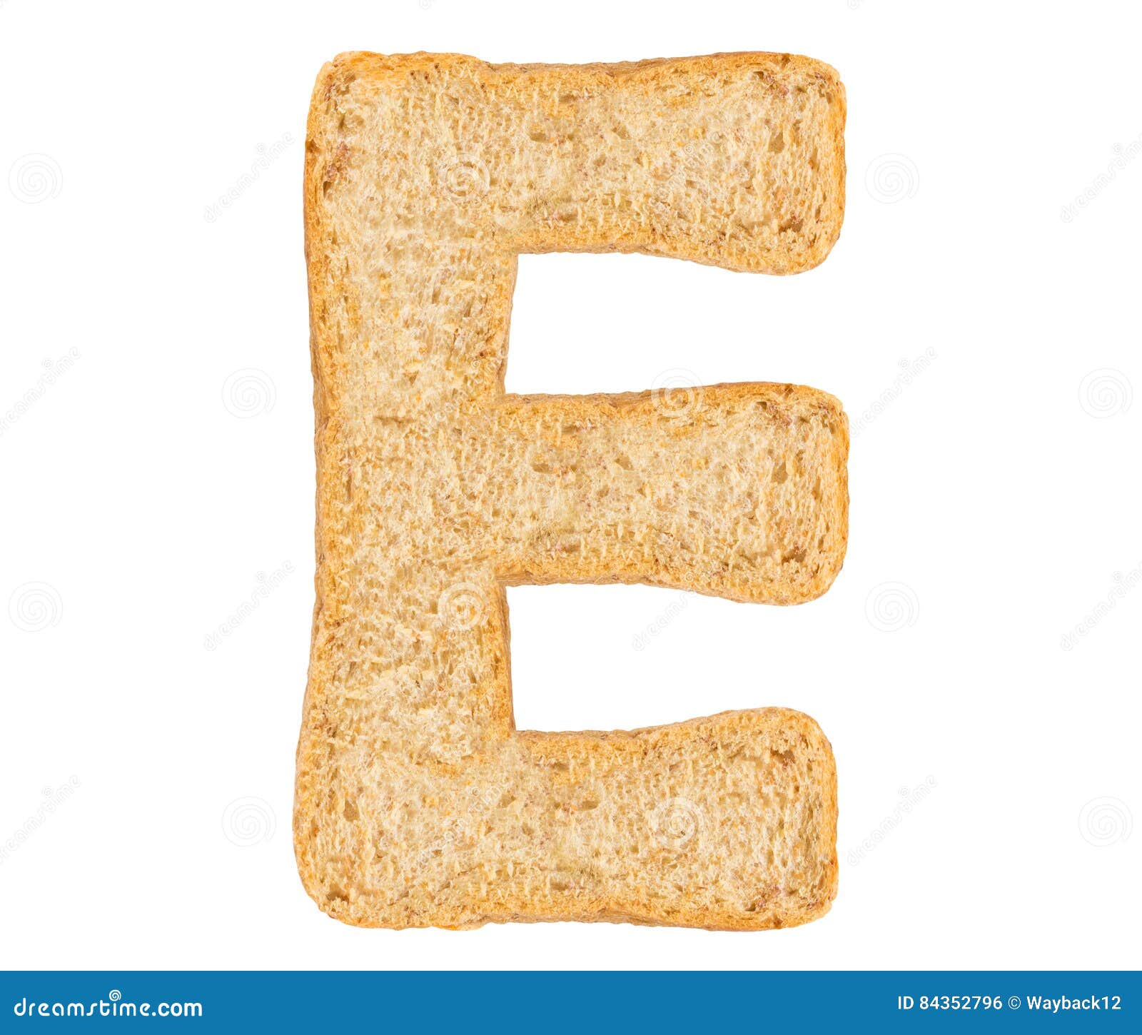 Isolate Bread Alphabet stock photo. Image of healthy - 84352796