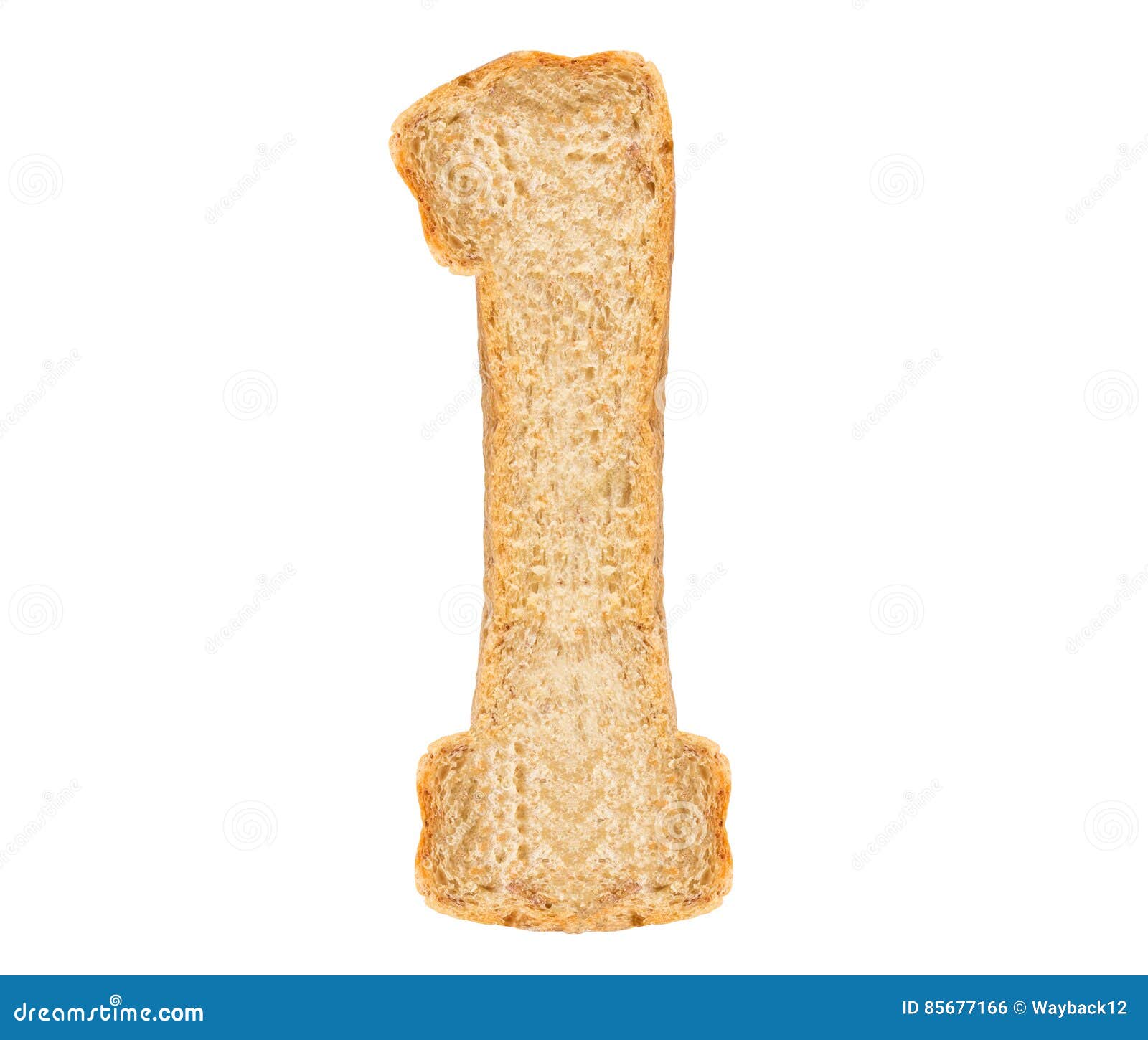 Isolate Bread Number stock photo. Image of symbol, numeric - 85677166
