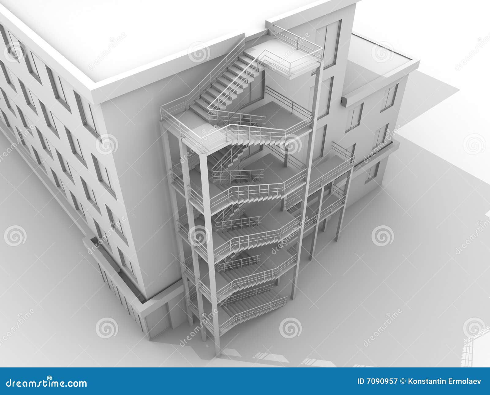 Isolate building stock illustration. Illustration of estate - 7090957