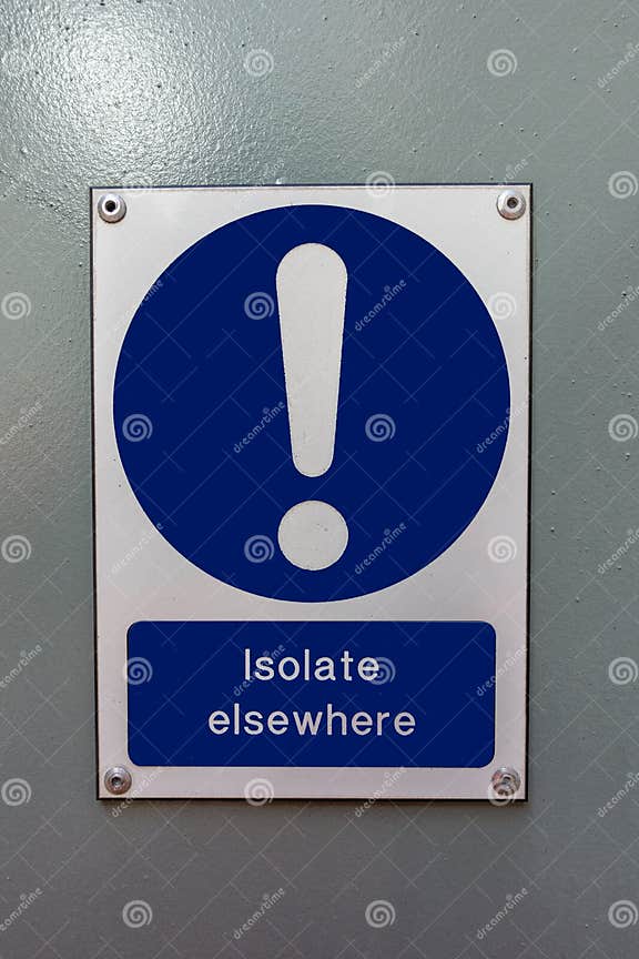 Isolate Elsewhere Caution Sign Stock Photo - Image of united ...