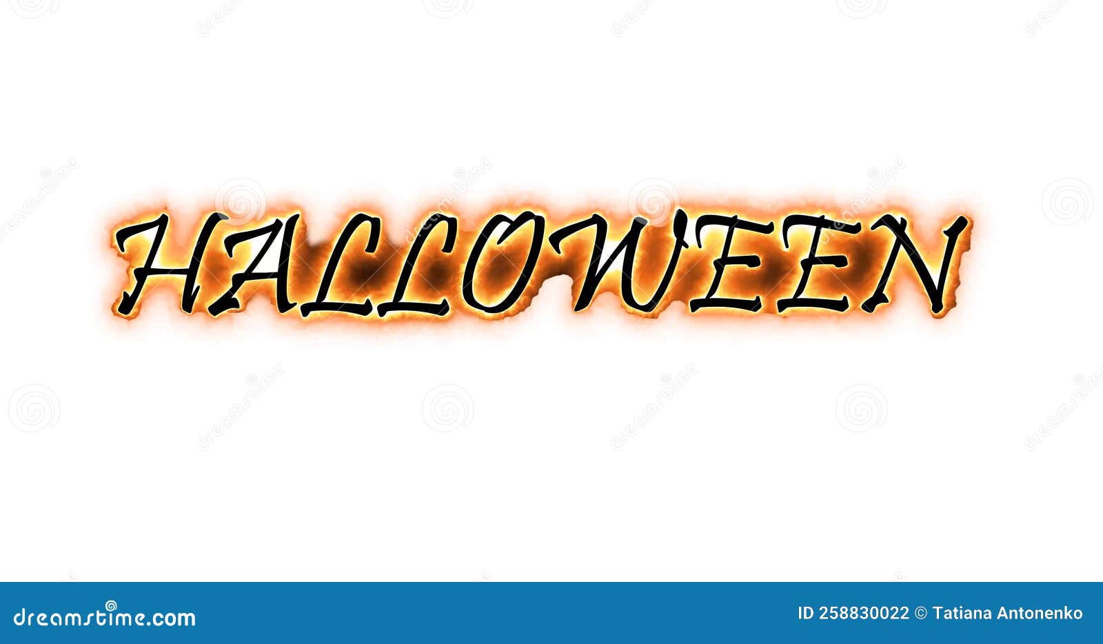 Isolate Halloween Font, with Fire Effect, Scary Spooky Alphabet ...
