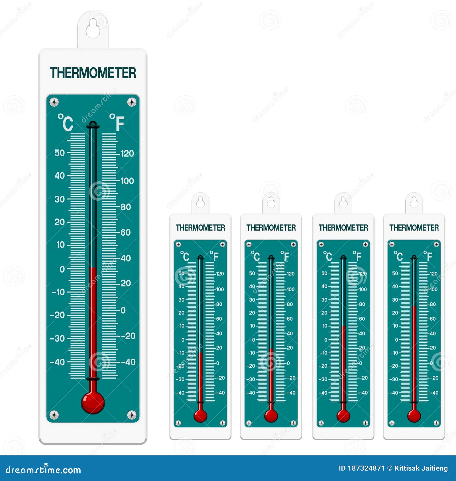 Isolate Thermometer on Transparent Background Stock Vector ...