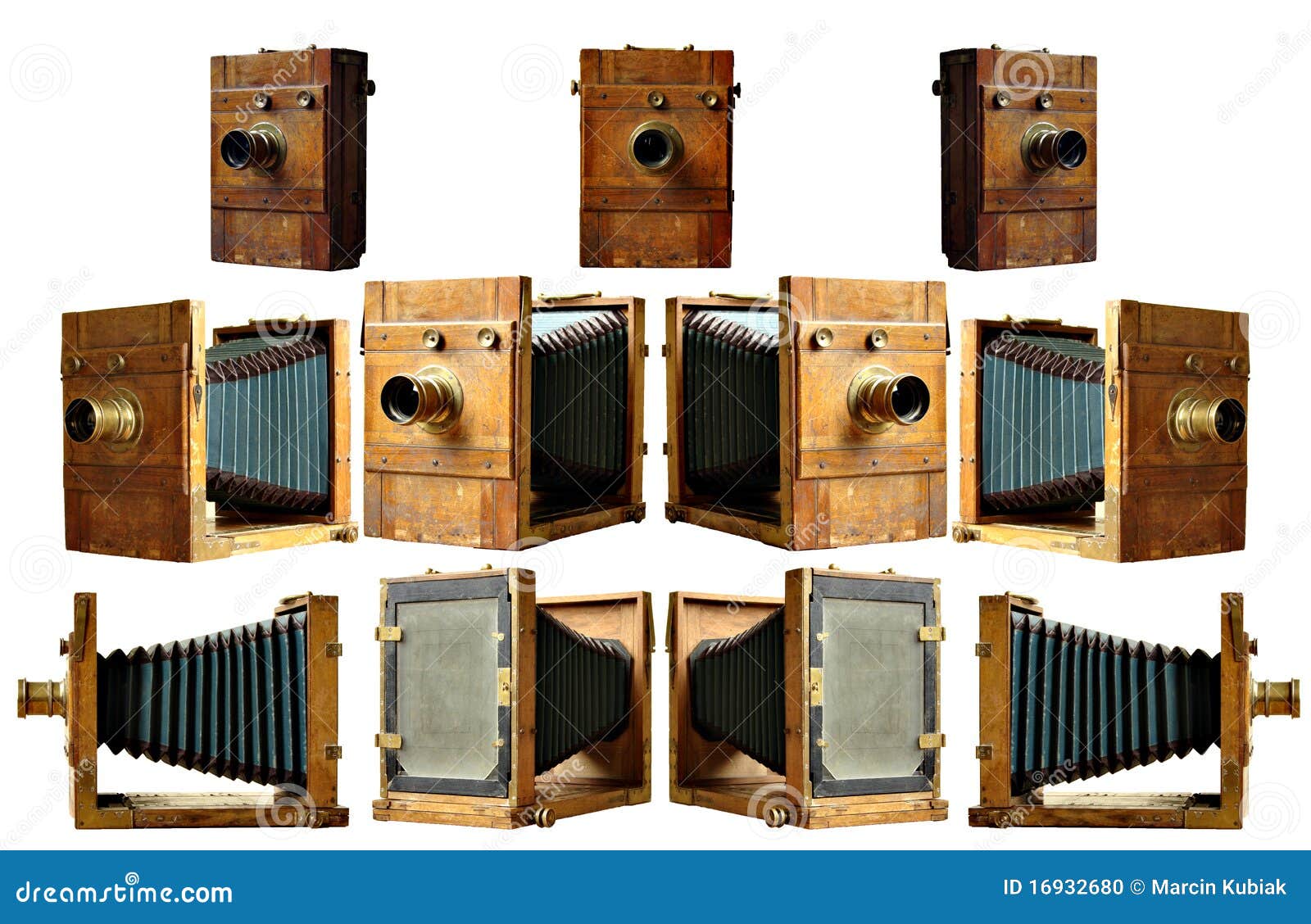 Isolated 19th Century Camera Stock Photo - Image of focus, linen: 16932680