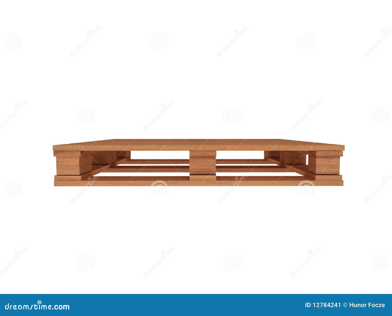 Isolated 3d pallet stock illustration. Illustration of pallet - 12784241