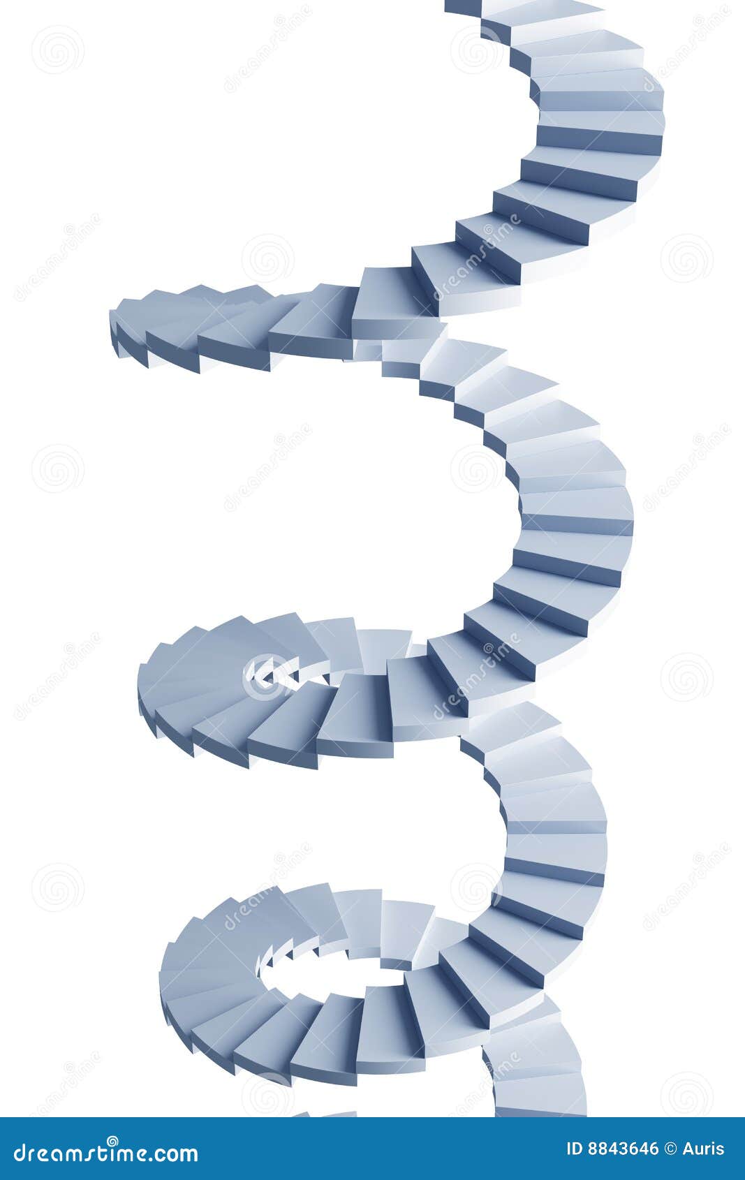 Spiral Staircase In Castle Upward Stairs In Palace Cartoon Vector ...