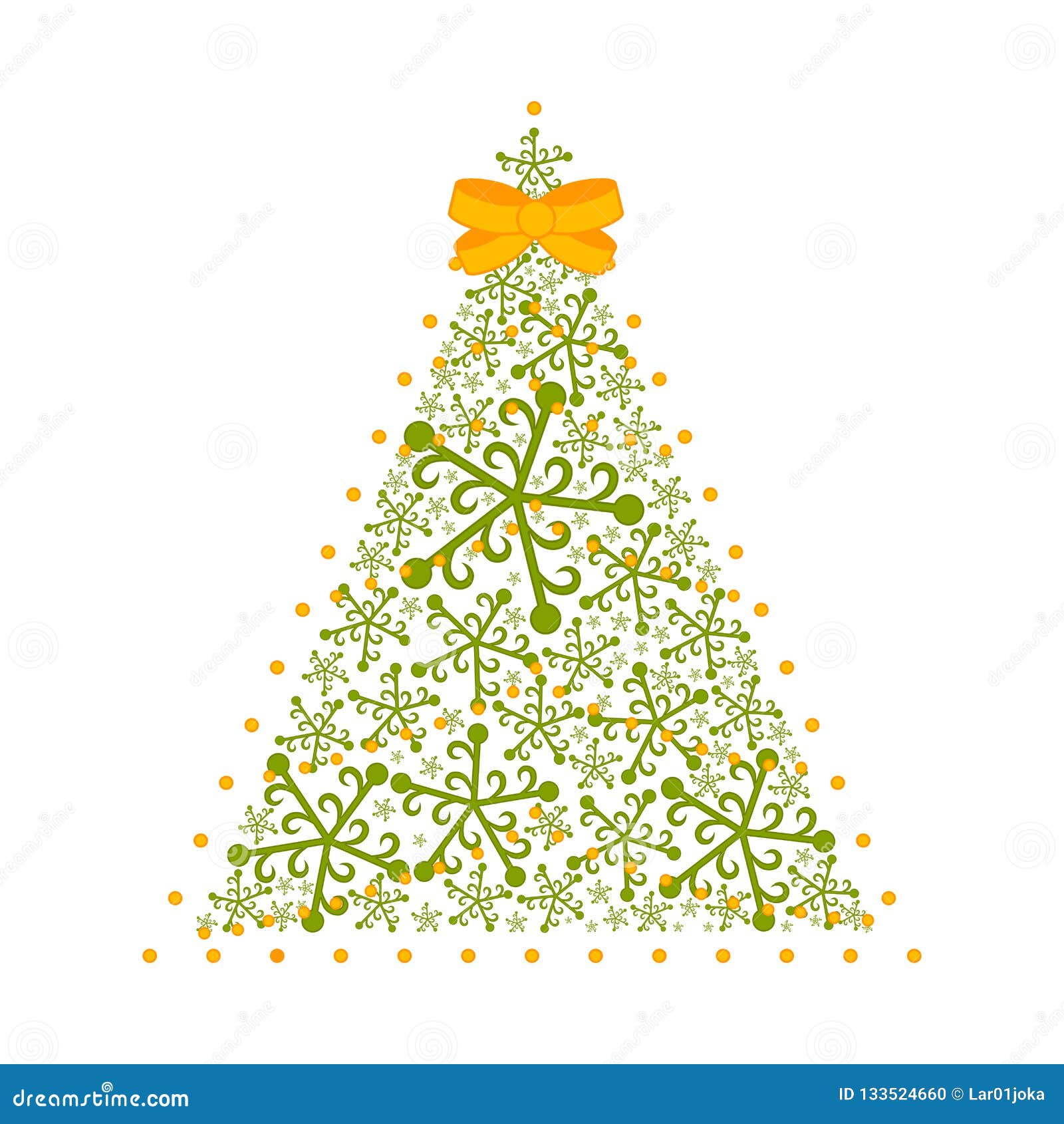 Isolated Abstract Christmas Tree Stock Vector - Illustration of festive ...