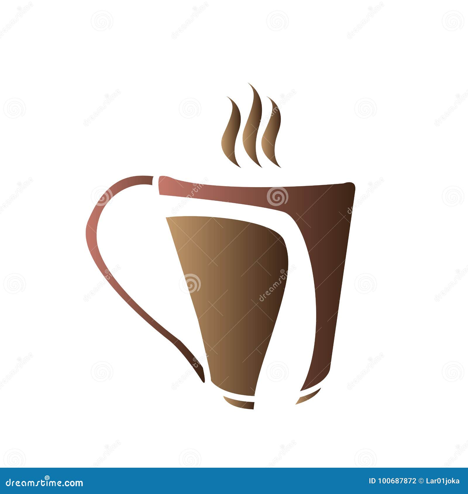 Isolated Abstract Coffee Mug Logo Stock Vector - Illustration of ...